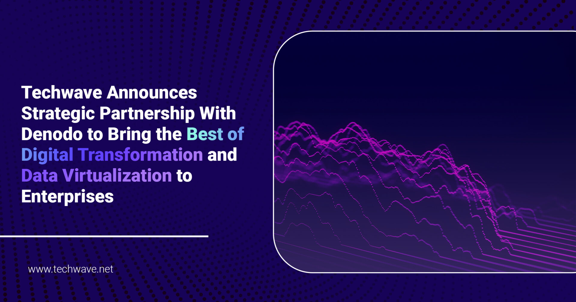 Techwave Announces Strategic Partnership With Denodo to Bring the Best of Digital Transformation ...